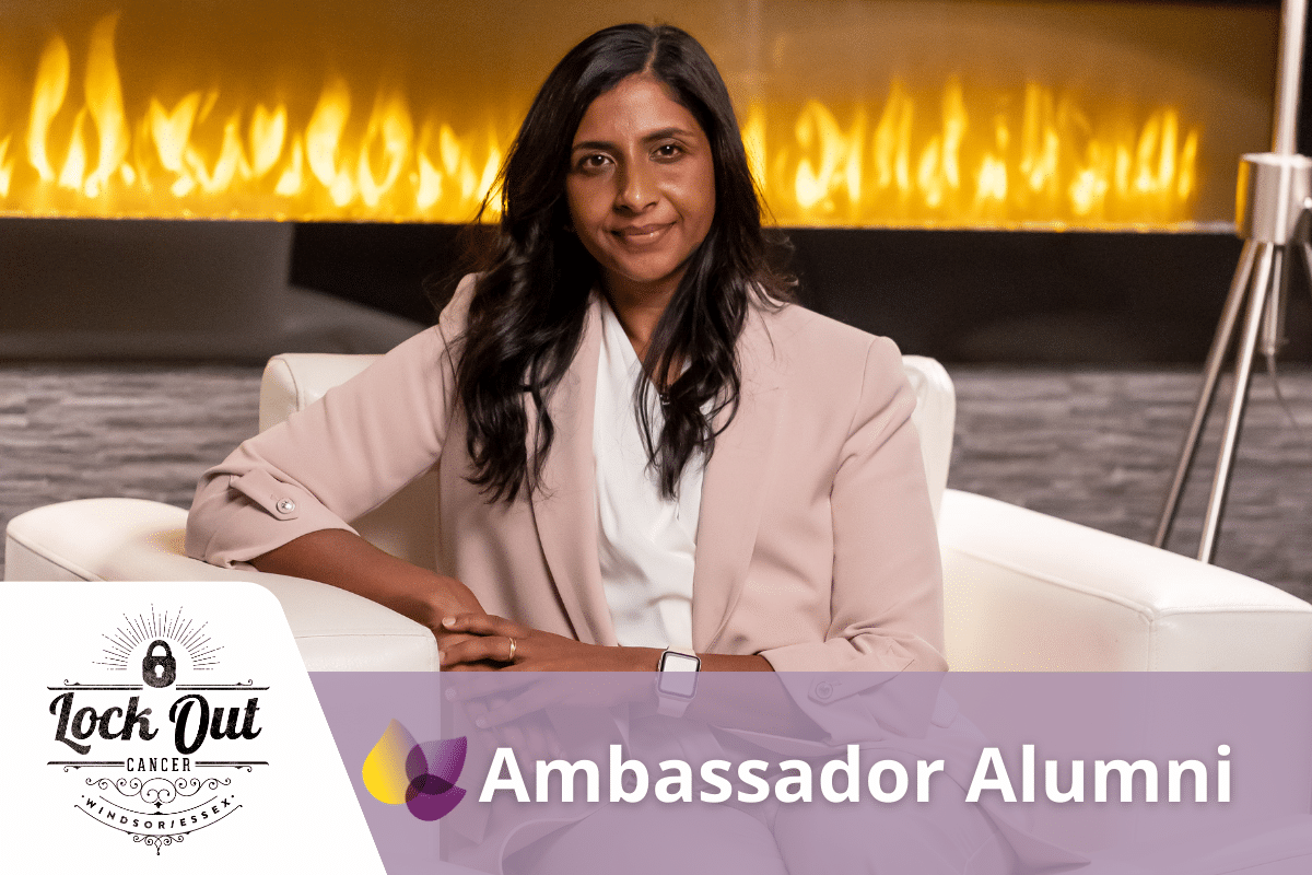 Meet Lock Out Cancer Ambassador Dr. Sindu Kanjeekal